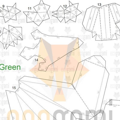 Frog Papercraft Sculpture, Printable 3D Puzzle, Papercraft Pdf Template ...