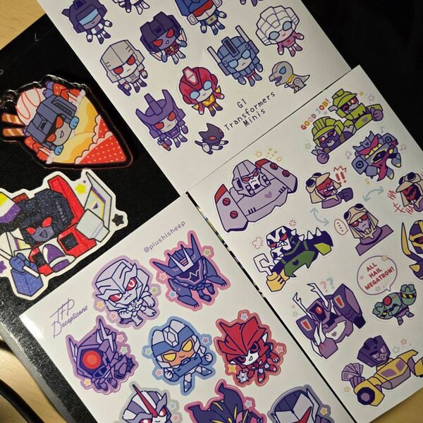 TF MTMTE TFA Starscream Sticker Sheets - Etsy