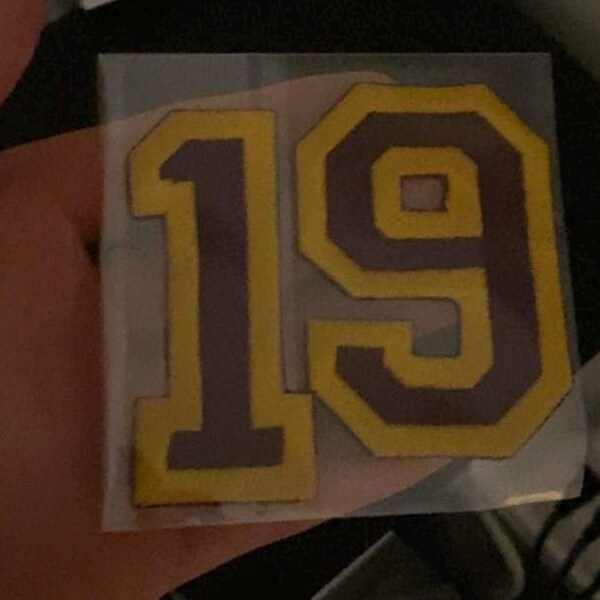 3" Numbers College Varsity Letterman Embroidered Iron on Patch Varsity ...