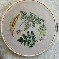 PDF Embroidery Pattern/fern Pattern /digital Download/6 or 7 Hoop/hand ...
