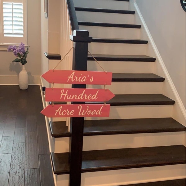 Our Family Directional Sign for Home, Personalized Direction Location ...