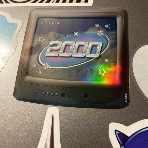 Y2K Retro Computer Sticker - Y2K Sticker - 90s Sticker - Nostalgia ...