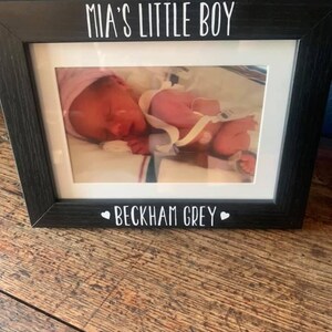 Personalized Name Picture Frame Personalized Frame Kid Name | Etsy