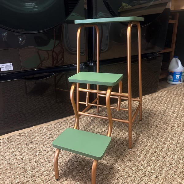 Folding Step Stool. Wood 3-step Ladder. Plant Stand. Bar Stool. Library ...