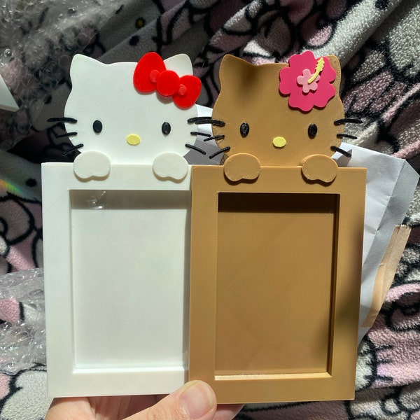 Cute Kawaii Character Hawaiian Kitty Polaroid Frame | Magnetic Instax ...