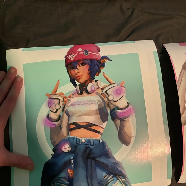 D.VA Overwatch 2 Drawing Art Print D.va - Etsy