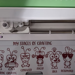 7 Stages of Crafting SVG, Cricut Cutie Stages of Crafting, SVG Files ...