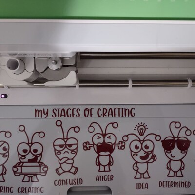 7 Stages of Crafting SVG, Cricut Cutie Stages of Crafting, SVG Files ...