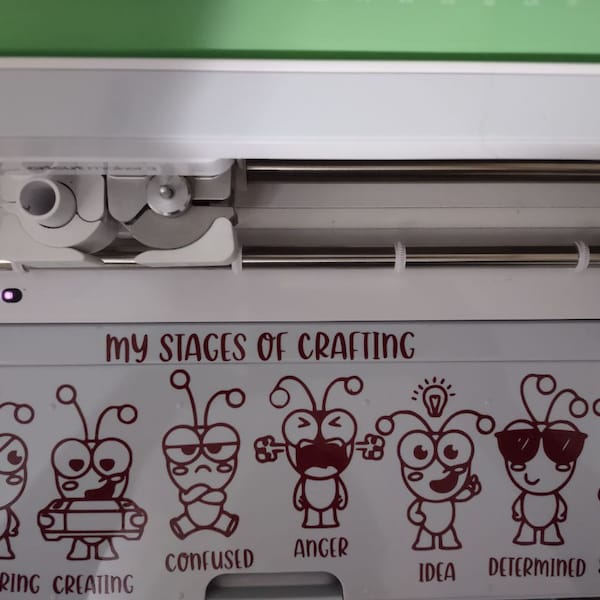 7 Stages of Crafting SVG, Cricut Cutie Stages of Crafting, SVG Files ...