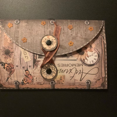 Junk Journal, Autumn Diary, Folio, Folding Folio, Loaded Folder, Craft Kit, Printable, Ephemera ...