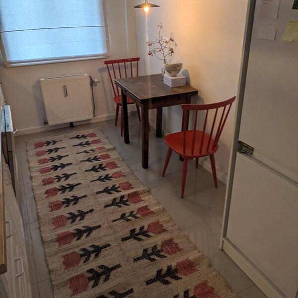 Custom Size Hand Braided Oval Jute Rug Scalloped Design Rug Beige Jute ...