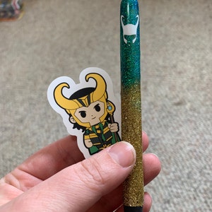 Marvel Inspired Inkjoy Gel Pens / Loki / Captain America / | Etsy