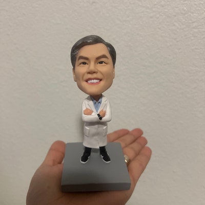 Personalized Doctor Figurine, Custom Medical Doctor Bobblehead ...