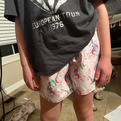 Kids Shorts Sewing Pattern Girls Shorts Pattern 4Y-7Y Elastic Waist Summer Shorts Sewing Pattern ...