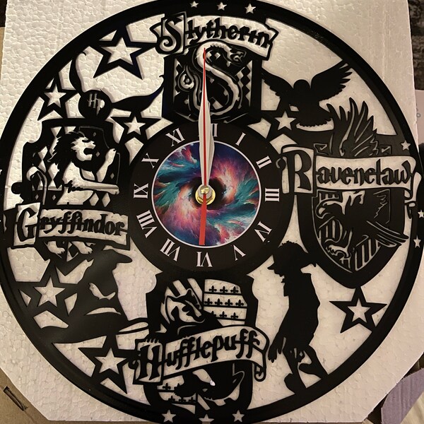 Young Wizard Silent Clock for Baby Boy Nursery Wall Decor Wizard Magic ...