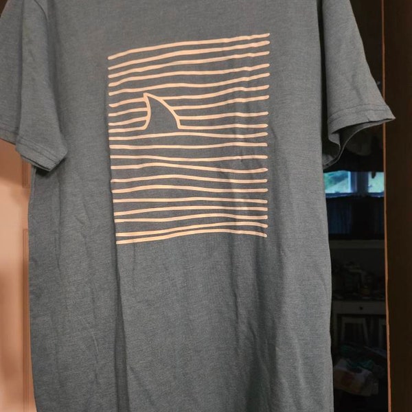 Shark Fin Shirt, Shark Swimming Shirt, Funny Shark T-shirt, Cool Shark ...