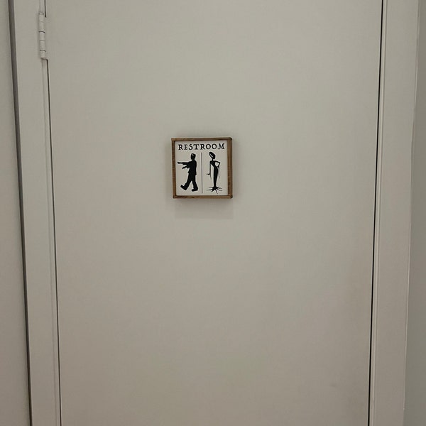 Halloween Decor | Restroom Sign | Horror | Frankenstein Restroom ...