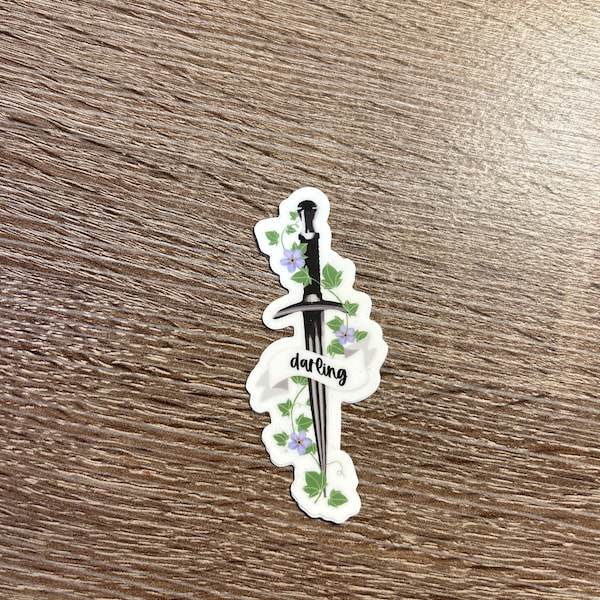 Darling Dagger Vinyl Sticker | Powerless | Reckless | Powerful | Lauren ...