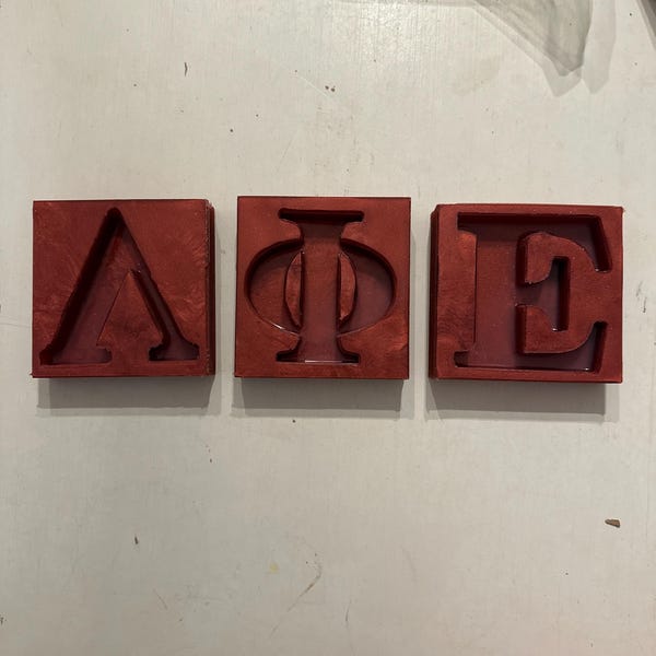 Greek Alphabet Silicone Molds, Handmade Letters for Resin, Soap ...