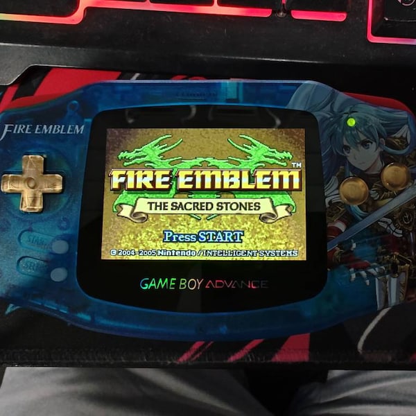 Custom UV Printed Gameboy Color Q5 IPS Backlit LCD Mod. New Speaker ...