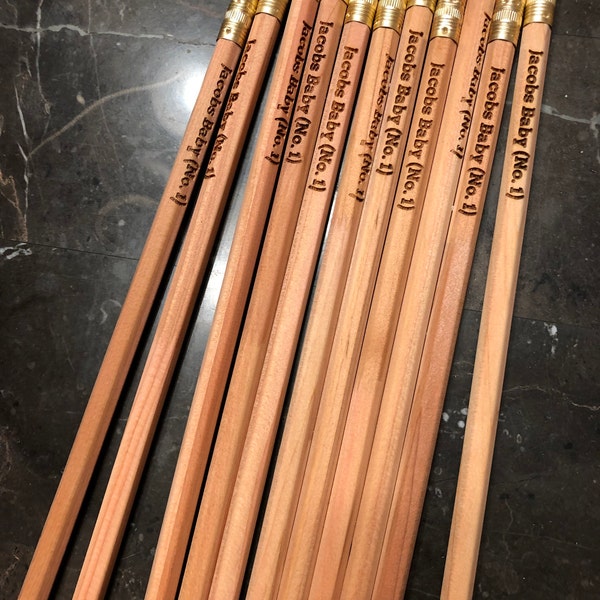 Personalized Laser Engraved Pencils | Back to School | School Supplies ...