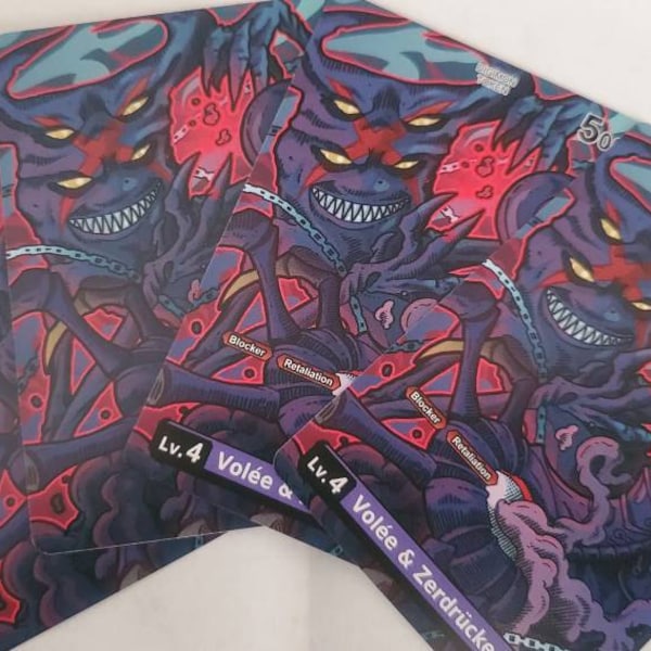 2 Wurm Tokens - Custom Altered MTG Magic the Gathering Fantasy Board ...