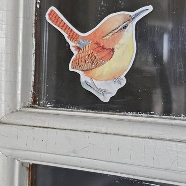 Rusted Truck Watercolor Sticker, Red Antique Ford Pickup Vinyl Decal ...
