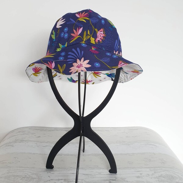 SEWING PATTERN - Kids Reversible Sun Hat Pdf Sewing Pattern Download ...