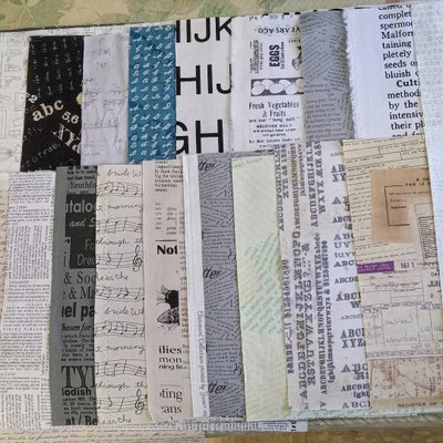 Typography in Parchment From Foundations by Tim Holtz for Freespirit ...