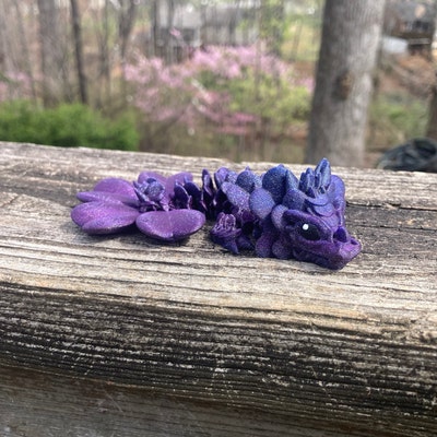 Wickedwing Dragon hatchling Dragon Tadling Articulated Fidget Toy 3D ...