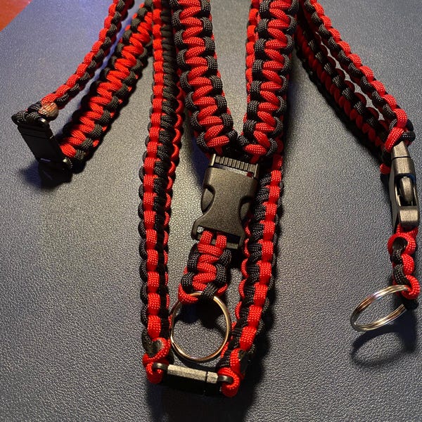 Paracord Lanyard, Lanyard With Breakaway, Badge ID Lanyard, Lanyard ...