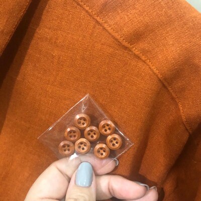 BULK 50x Fern Leaf 2 Hole Coconut Small Round Buttons 13mm - Etsy