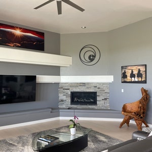 48 Inch Special Edition Metal Large Wall Clock, Rustic Oversized Wall ...