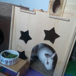 Bunny Hideaway Castle and Fort for Rabbits Guinea Pigs and | Etsy UK
