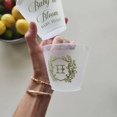 Personalized Wedding Cups Frost Flex Cups, Customizable for Couples ...