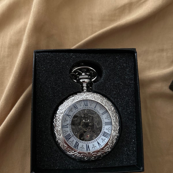 The Galilei - Signature Mechanical Pocket Watch With Metal Chain ...