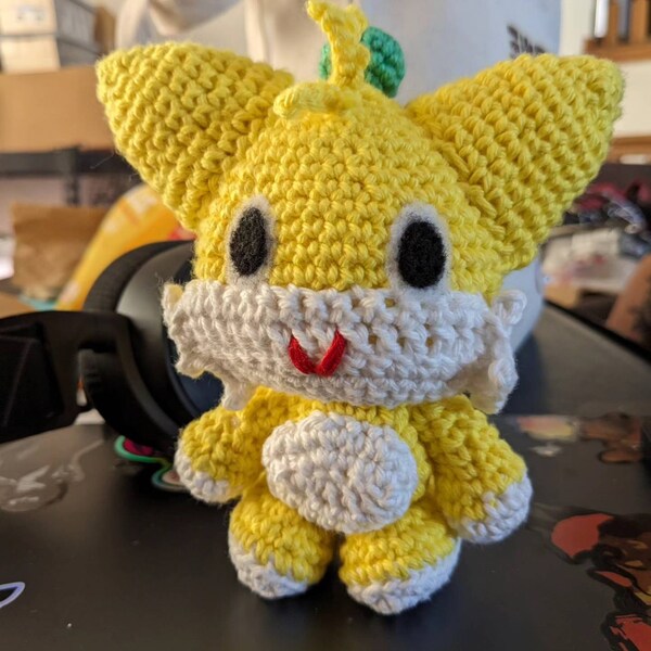 Neutral Chao Keychain PDF Crochet Pattern - Etsy