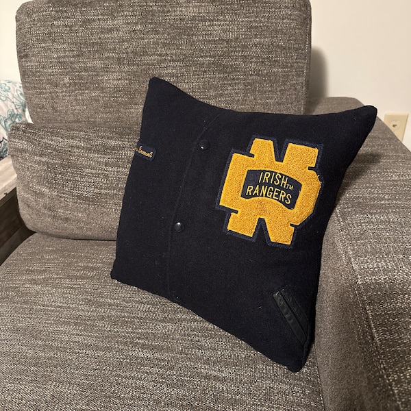 Custom Memory Pillow Made From T Shirt or Sweatshirt - Made to Order ...