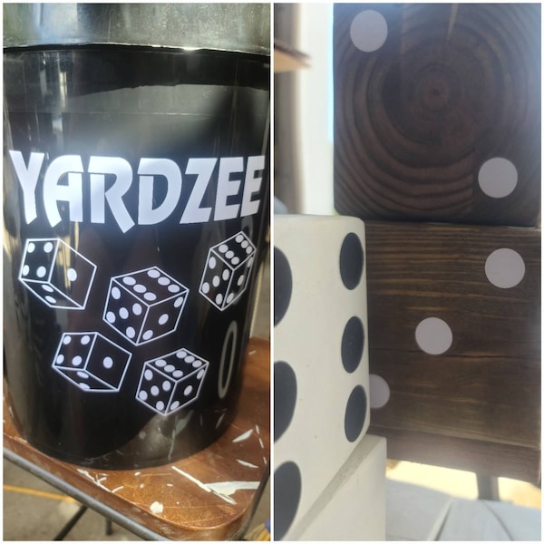 Yardzee SVG , Yardzee Dice Game Bundle , Family Yard Game, Yard Dice ...