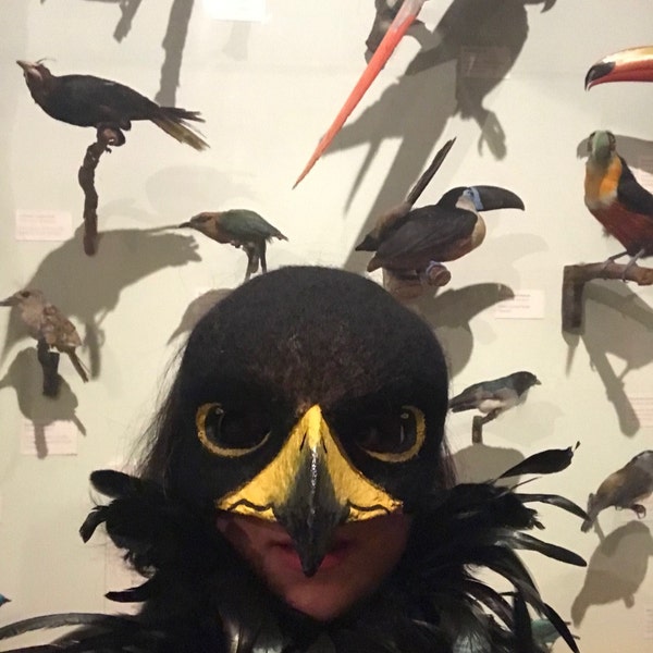 Peacock Mask, Masquerade Party Mask, Needle Felted Mask, Cosplay ...