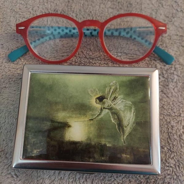 Pin up Pinup Cat Cigarette Case Wallet Business Card Holder Retro ...