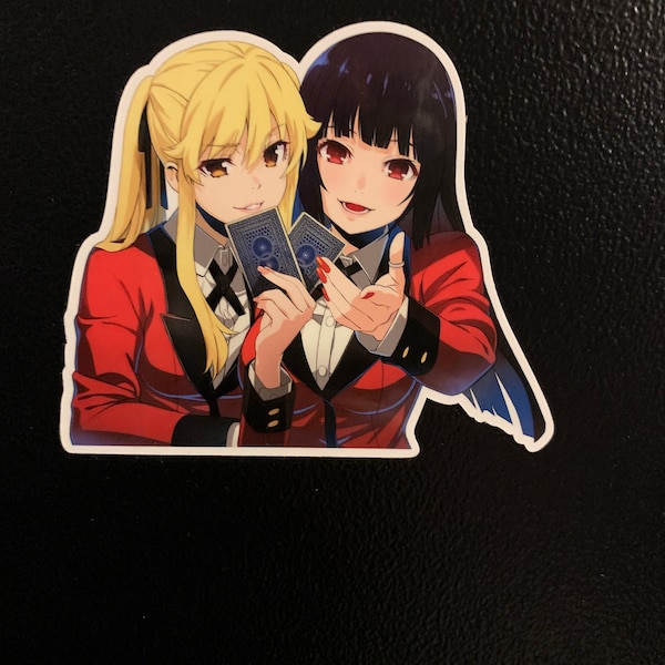 Yumeko and Mary Vinyl Sticker Love, Kakegurui Anime Stickers Laptop ...