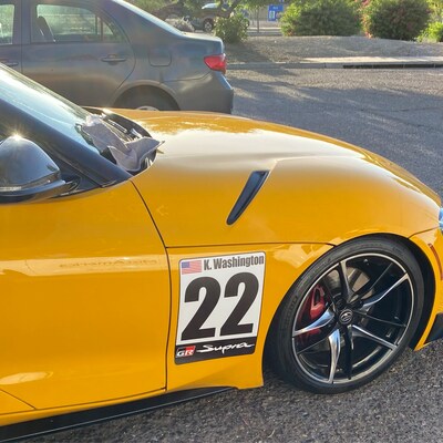 Autocross Numbers Set Track Day Custom Car Race Number, Name, Flag ...