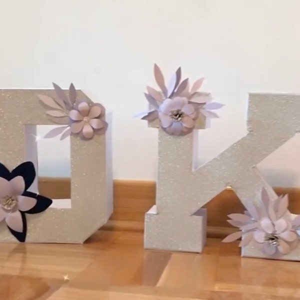 Printable DIY Template (PDF). Letter K Low Poly Paper Model Template ...