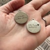 Custom Laser Charms Stainless Steel Personalized Charms Your Text Here ...