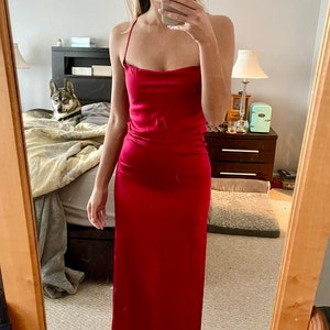 Backless Apron Linen Dress /bridesmaids Linen Dress/summer | Etsy