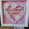 Personalised Baby Boys Birth Memory Box Frame With Photo. Christening ...