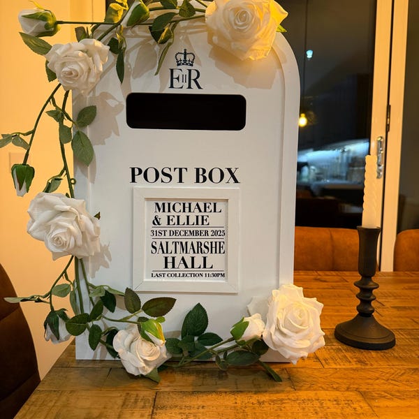 Diy Vinyls - Post Box, Box Sign, Wedding Sign, Personalised Wedding ...