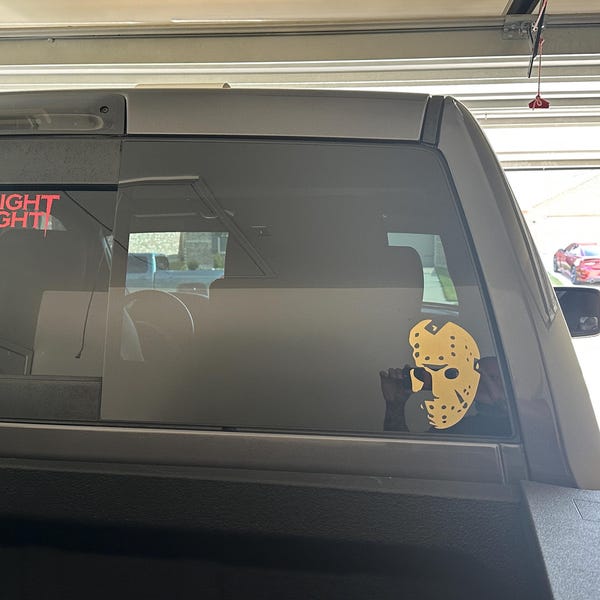 Jason Voorhees Decal Sticker | Friday the 13th Decal | for Car Window ...