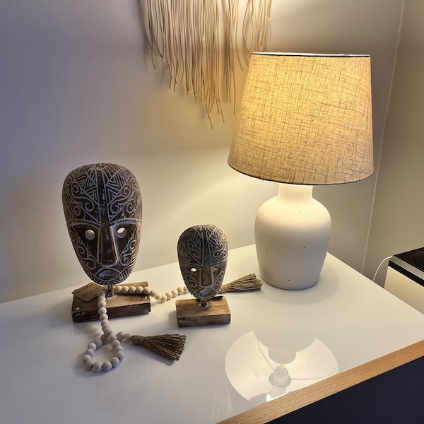 Bali Homedecoratie Houten masker - Etsy België